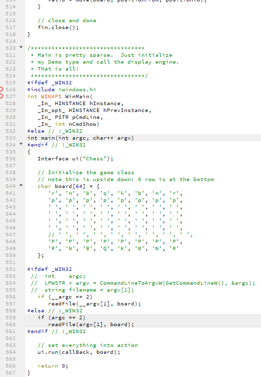 Solved This is a Chess program in C++. I need a unit test | Chegg.com