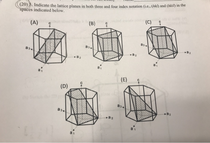 Solved given the following hcp (hexagonal crystal | Chegg.com