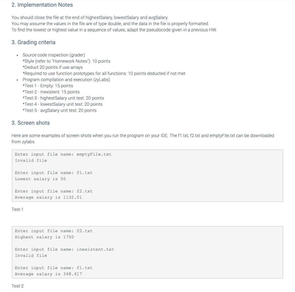 Solved HW9 (100 points out of 100) Write a program that, | Chegg.com