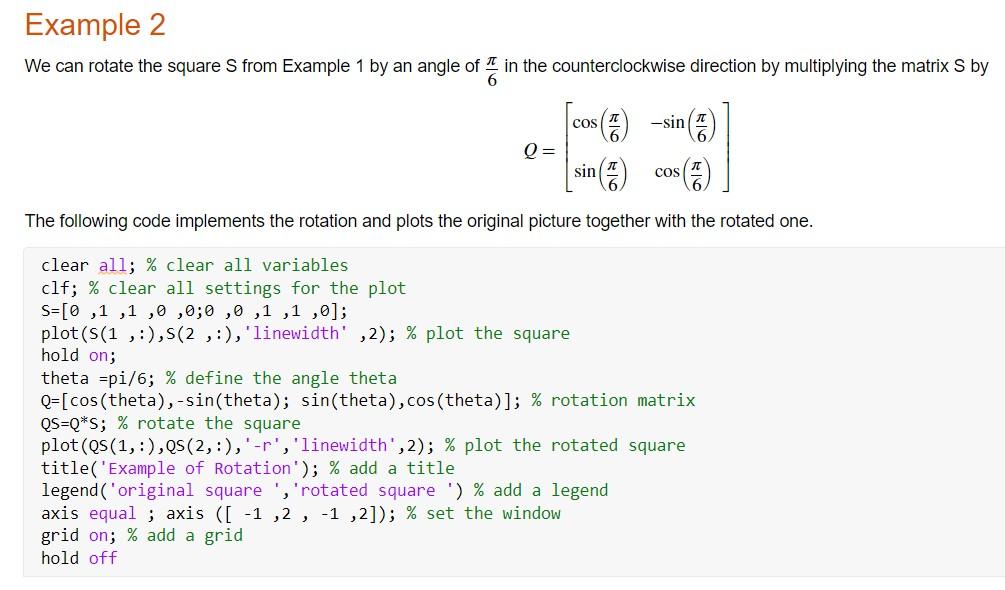 Solved [11] Consider the original square S. First apply the | Chegg.com