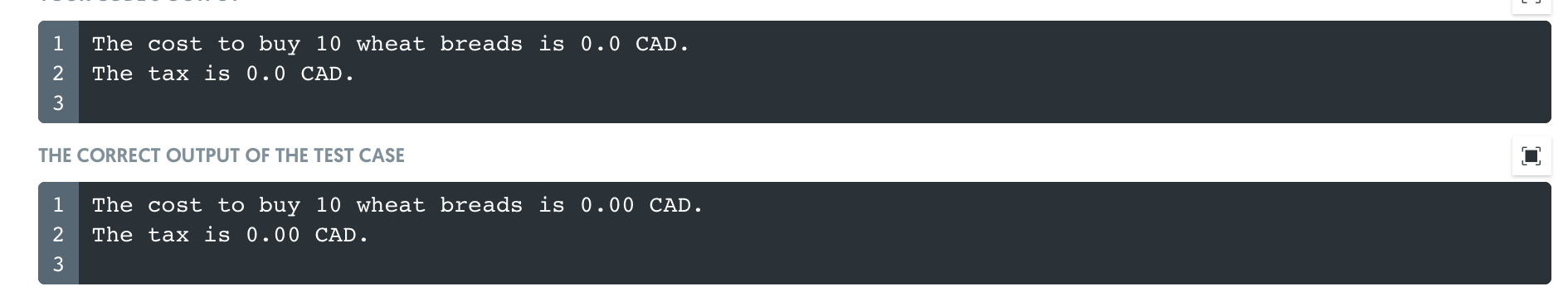 Solved 2. Problem 2: Bakery Bread Cost Saved 20 points | Chegg.com
