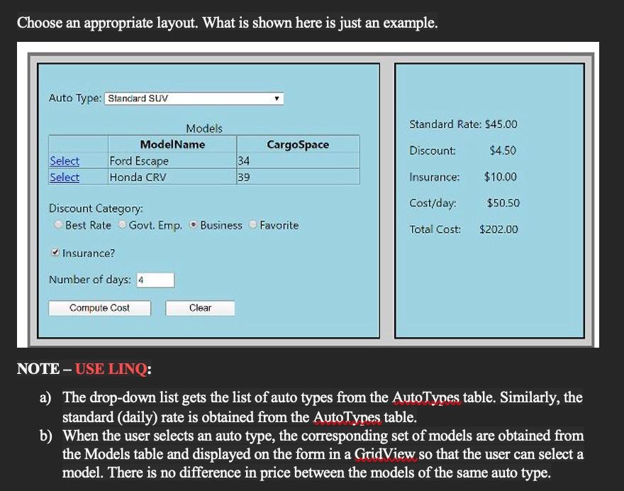 Solved Project 1 - Use SQL (see Chapter 12) Windows Forms | Chegg.com