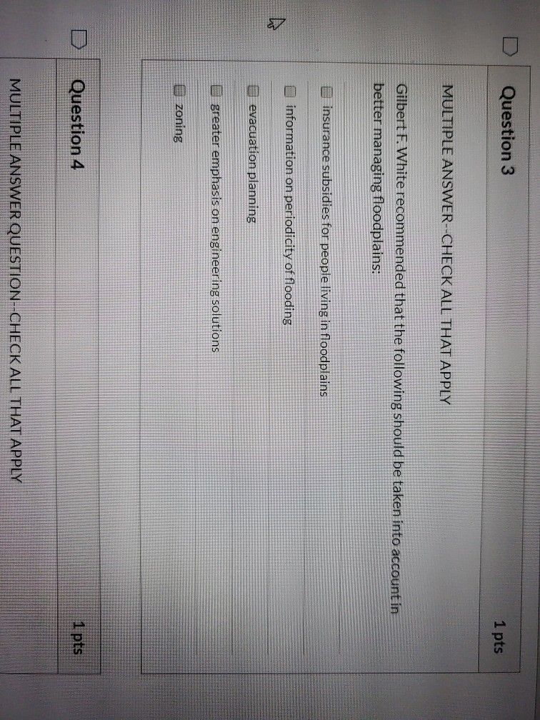 Solved Question 3 1 pts MULTIPLE ANSWER--CHECK ALL THAT | Chegg.com Solved Question 3 1 pts MULTIPLE ANSWER--CHECK ALL THAT | Chegg.com
