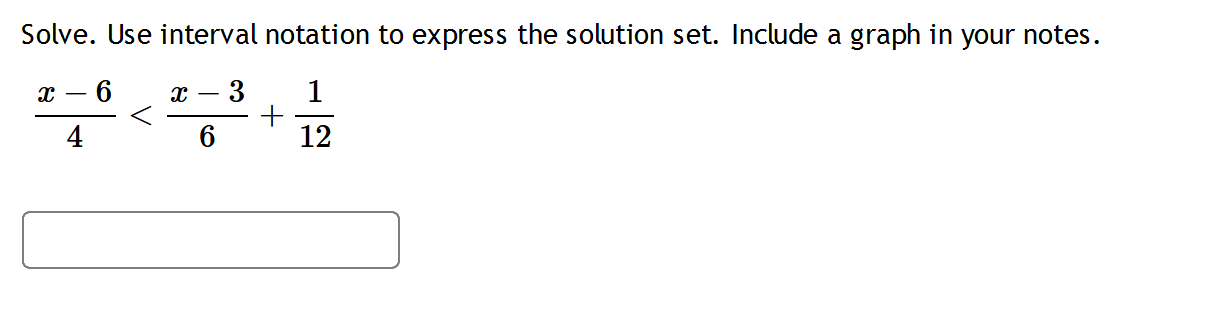 Solved Solve. Use interval notation to express the solution | Chegg.com
