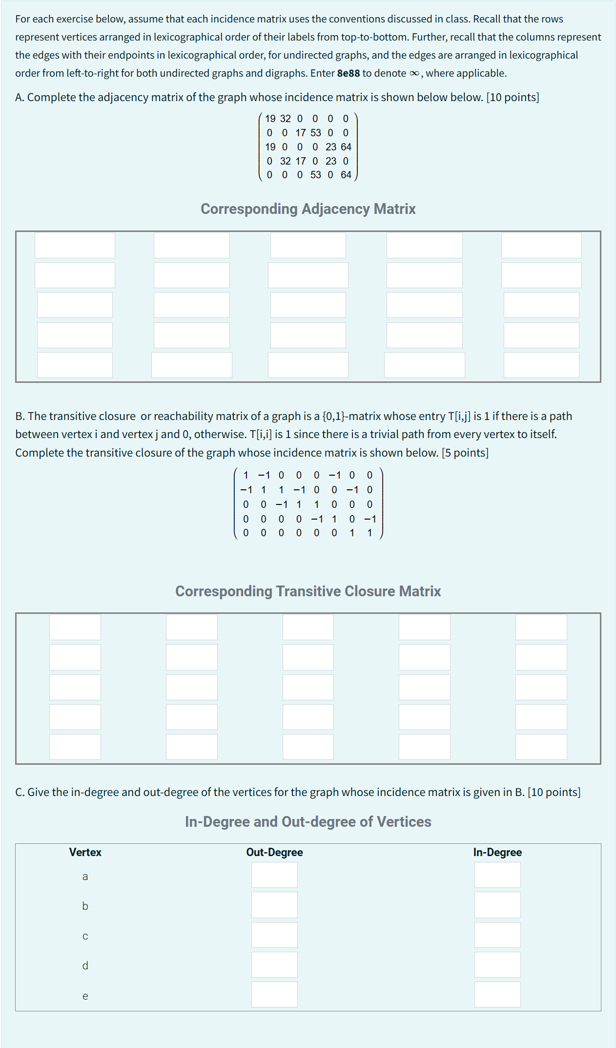 Solved For each exercise below, assume that each incidence | Chegg.com
