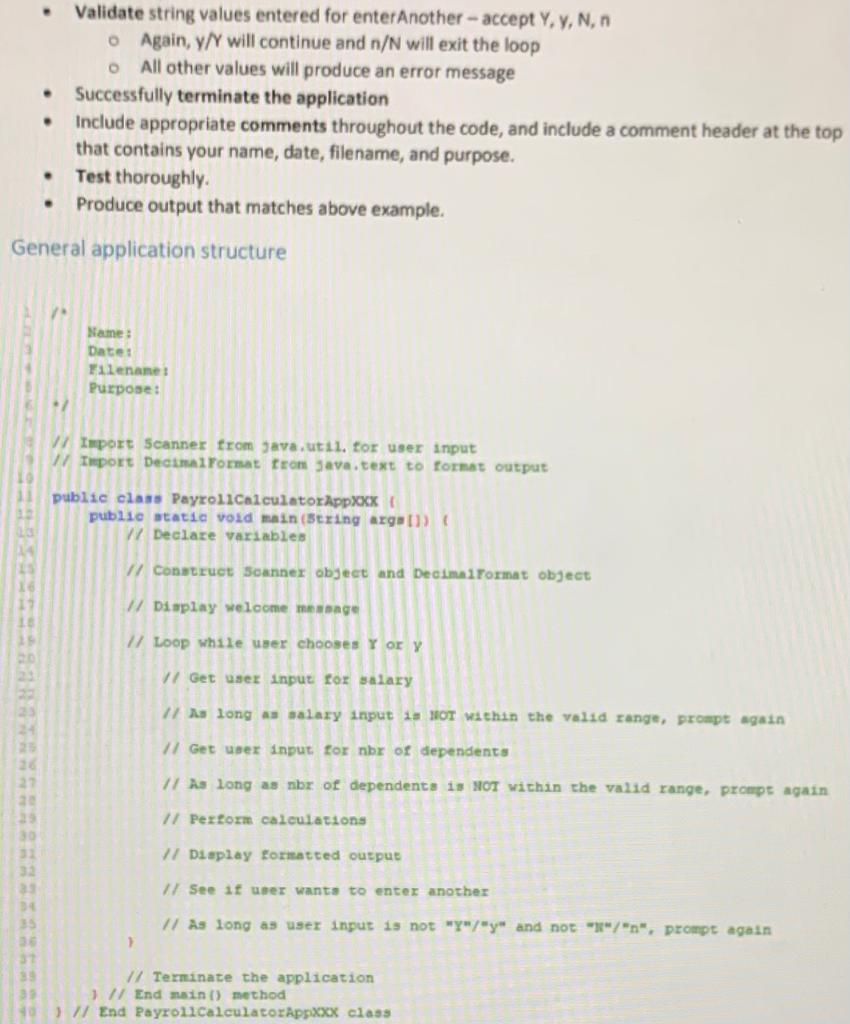 Project 3: Payroll Calculator App Sample input and | Chegg.com