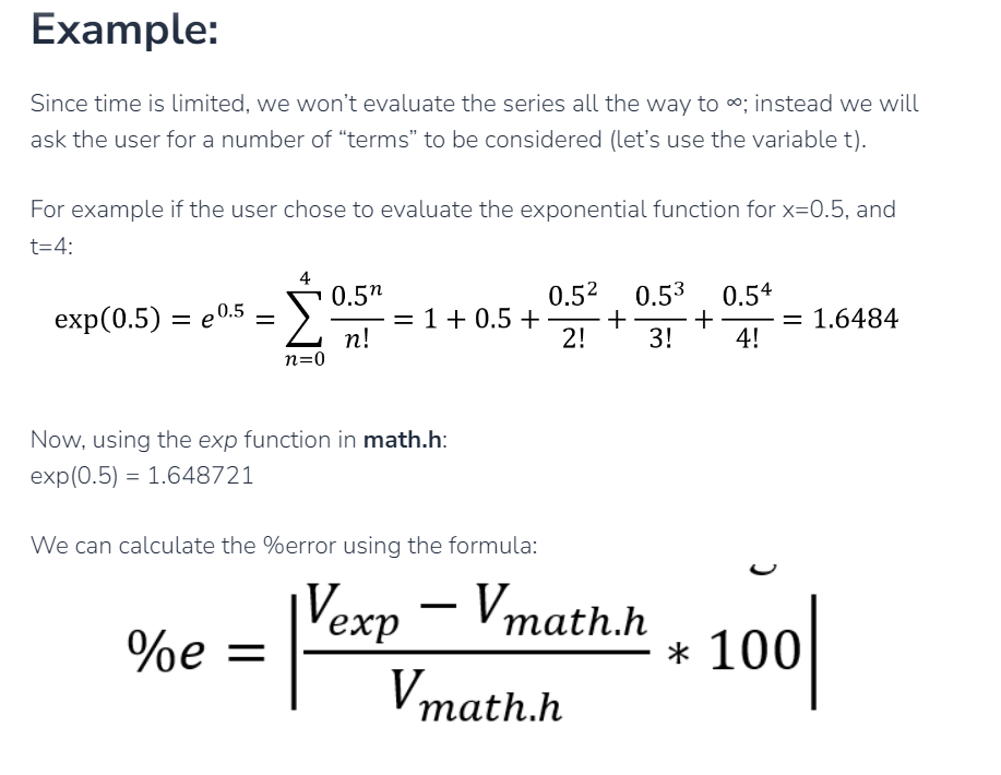 Solved The exponential of x and sine of x can be obtained | Chegg.com