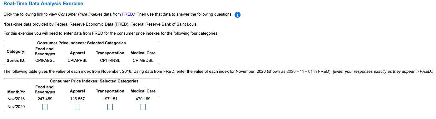Real-Time Data Analysis Exercise Click the following | Chegg.com