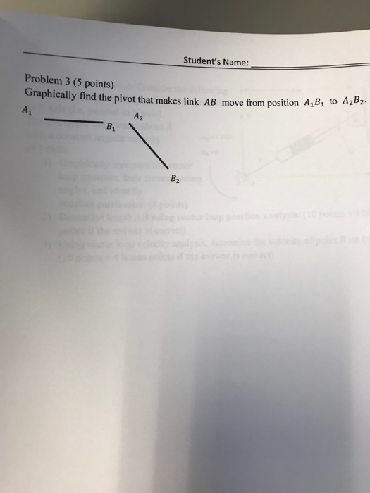 Solved Student's Name: Problem 3 (5 points) Graphically find | Chegg.com