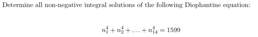 Solved Determine all non-negative integral solutions of the | Chegg.com