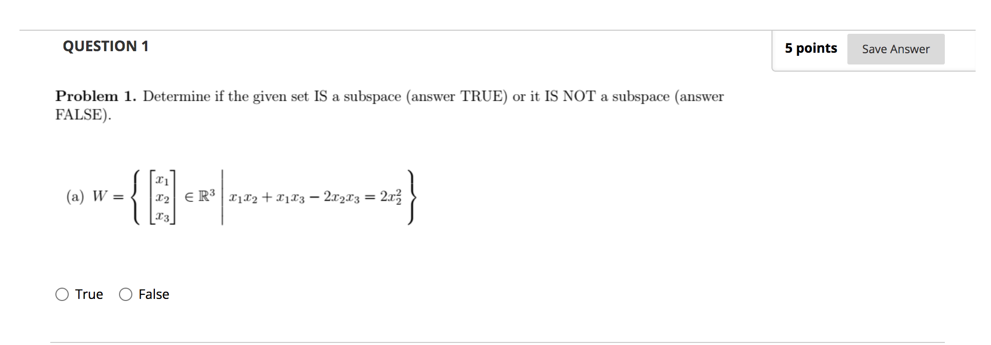 Solved QUESTION 1 5 points Save Answer Problem 1. Determine | Chegg.com Solved QUESTION 1 5 points Save Answer Problem 1. Determine | Chegg.com