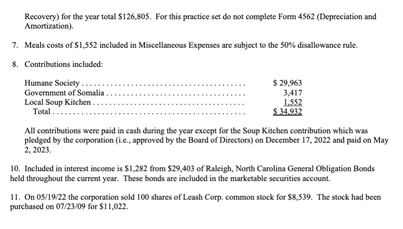 Paddle Play, Inc. Federal Corporation Tax Return | Chegg.com
