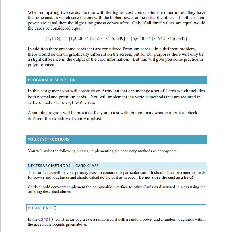 Solved OVERVIEW This program primarily focuses on the | Chegg.com