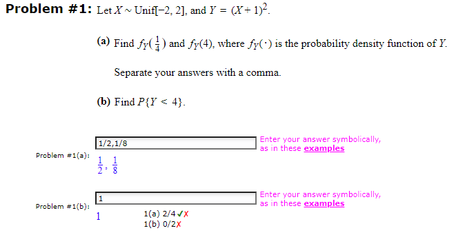 Solved Let X∼Unif[−2,2], and Y=(X+1)2. (a) Find fY(41) and | Chegg.com