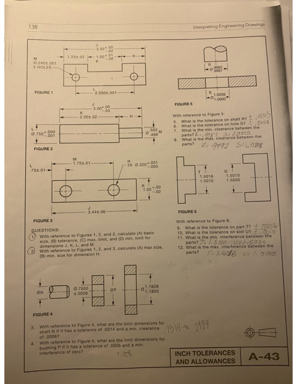 Solved With reference to Figure 5: 5. What is the tolerance | Chegg.com