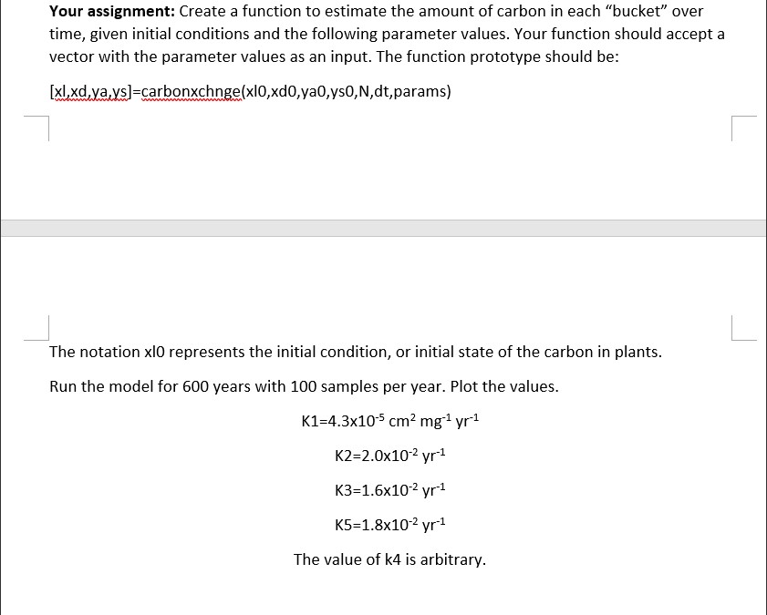 This problem is meant to be done using MATLAB, please | Chegg.com
