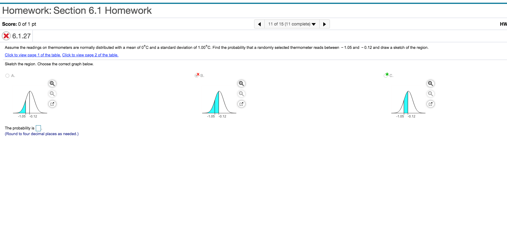 Solved Homework Section 6 1 Homework Score 0 Of 1 Pt 11 Of