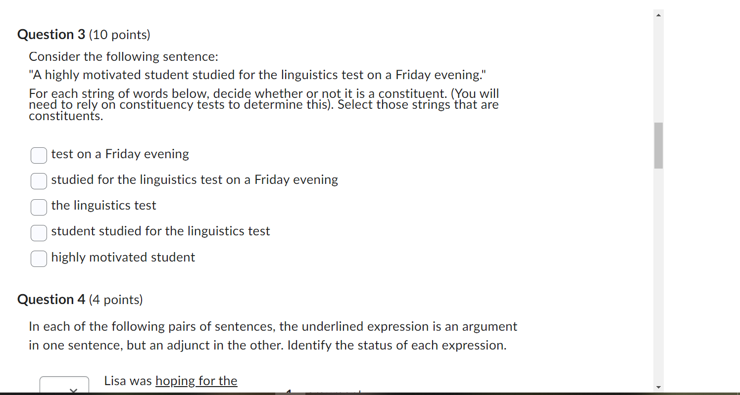 Consider the following sentence: "A highly motivated | Chegg.com