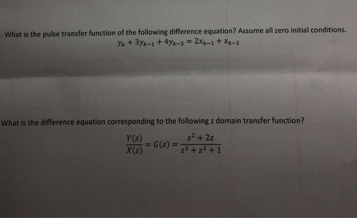 Solved What is the pulse transfer function of the following | Chegg.com