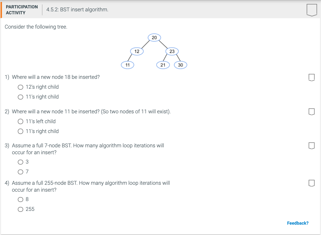 Solved Assignment Content Access the BST Tree Simulator | Chegg.com