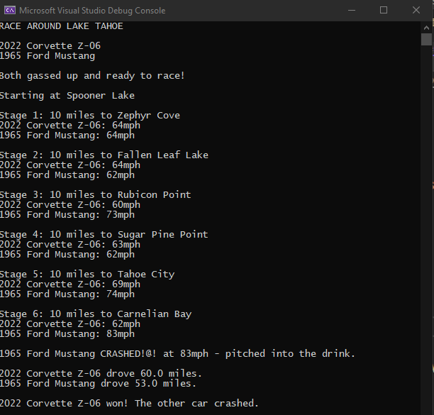 Solved Create a two-player car race game app. The race | Chegg.com