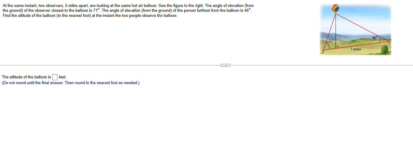 Solved by an EXPERT At the same instant, two observers, 5 ﻿miles apart, | Chegg.com