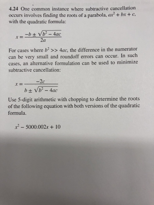 Solved 4.24 One common instance where subtractive | Chegg.com
