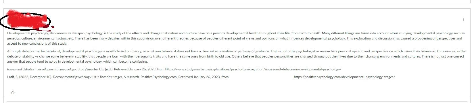 Solved 2. Peer response posts: a minimum of 1 paragraph (3-4 | Chegg.com