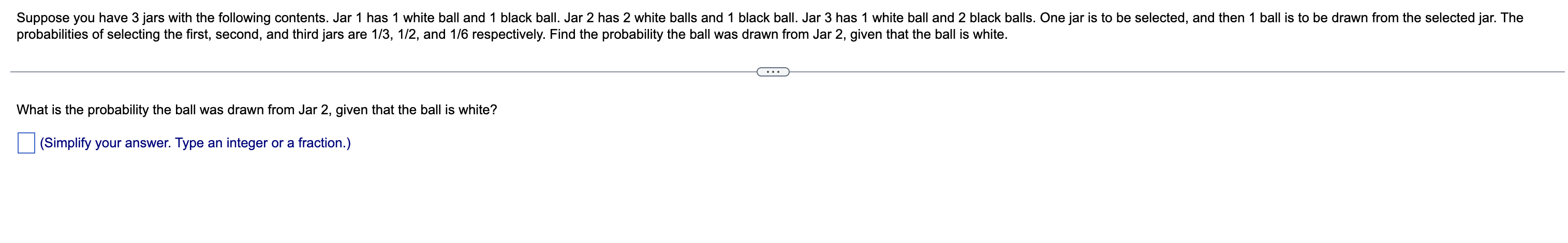Solved Suppose you have 3 jars with the following contents. | Chegg.com