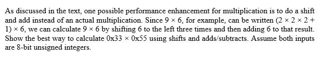 Solved As discussed in the text, one possible performance | Chegg.com