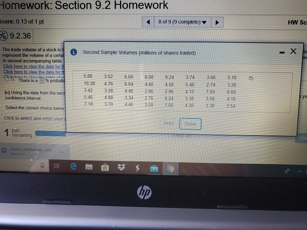 Solved Homework: Section 9.2 Homework Score: 0.13 of 1 pt | Chegg.com Solved Homework: Section 9.2 Homework Score: 0.13 of 1 pt | Chegg.com
