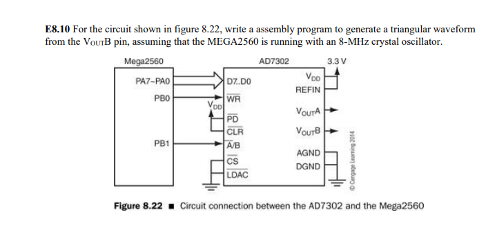Solved E8.10 For the circuit shown in figure 8.22, write a | Chegg.com