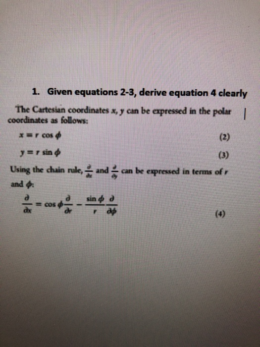 Solved Physical chemistry derivation. Clearly derive | Chegg.com