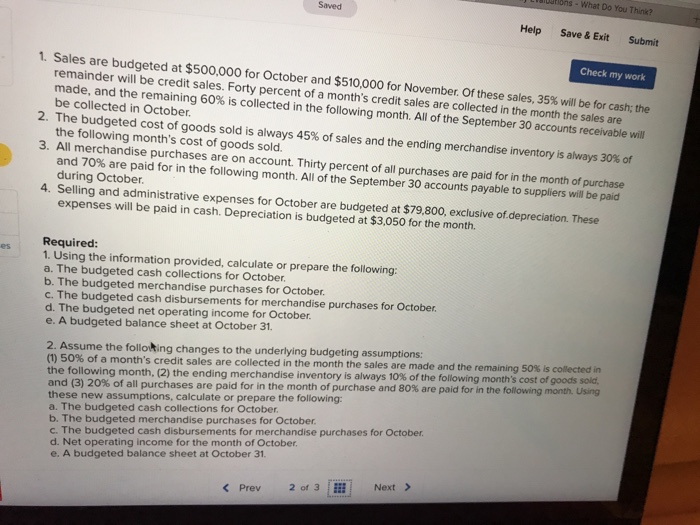 Solved Help Save & Exit Submit Check my work Wheeling | Chegg.com
