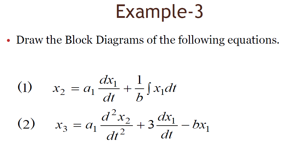 Draw the Block Diagrams of ﻿the following | Chegg.com