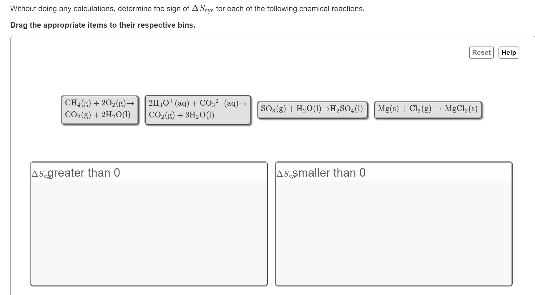 Solved Without doing any calculations, determine the sign of | Chegg.com