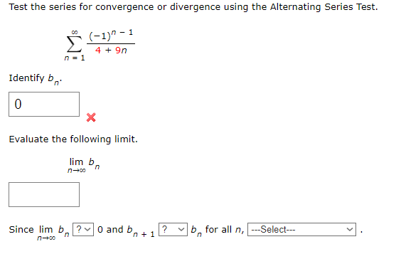 Solved Test the series for convergence or divergence using | Chegg.com