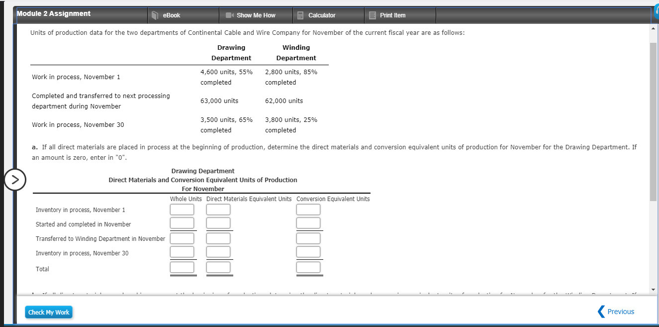 Solved Module 2 Assignment eBook Show Me How Calculator | Chegg.com Solved Module 2 Assignment eBook Show Me How Calculator | Chegg.com