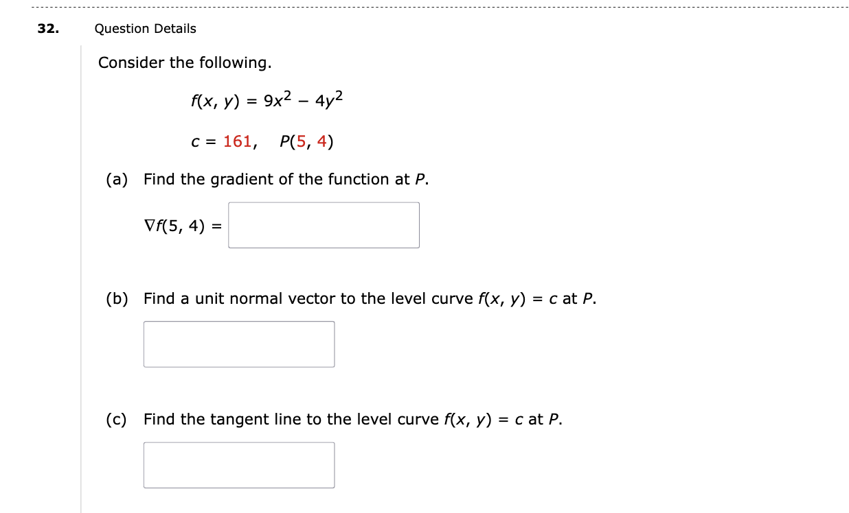 Solved d) Sketch the level curve, the unit normal vector, | Chegg.com