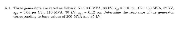 Solved 1. Three Generators Are Rated As Follows: 