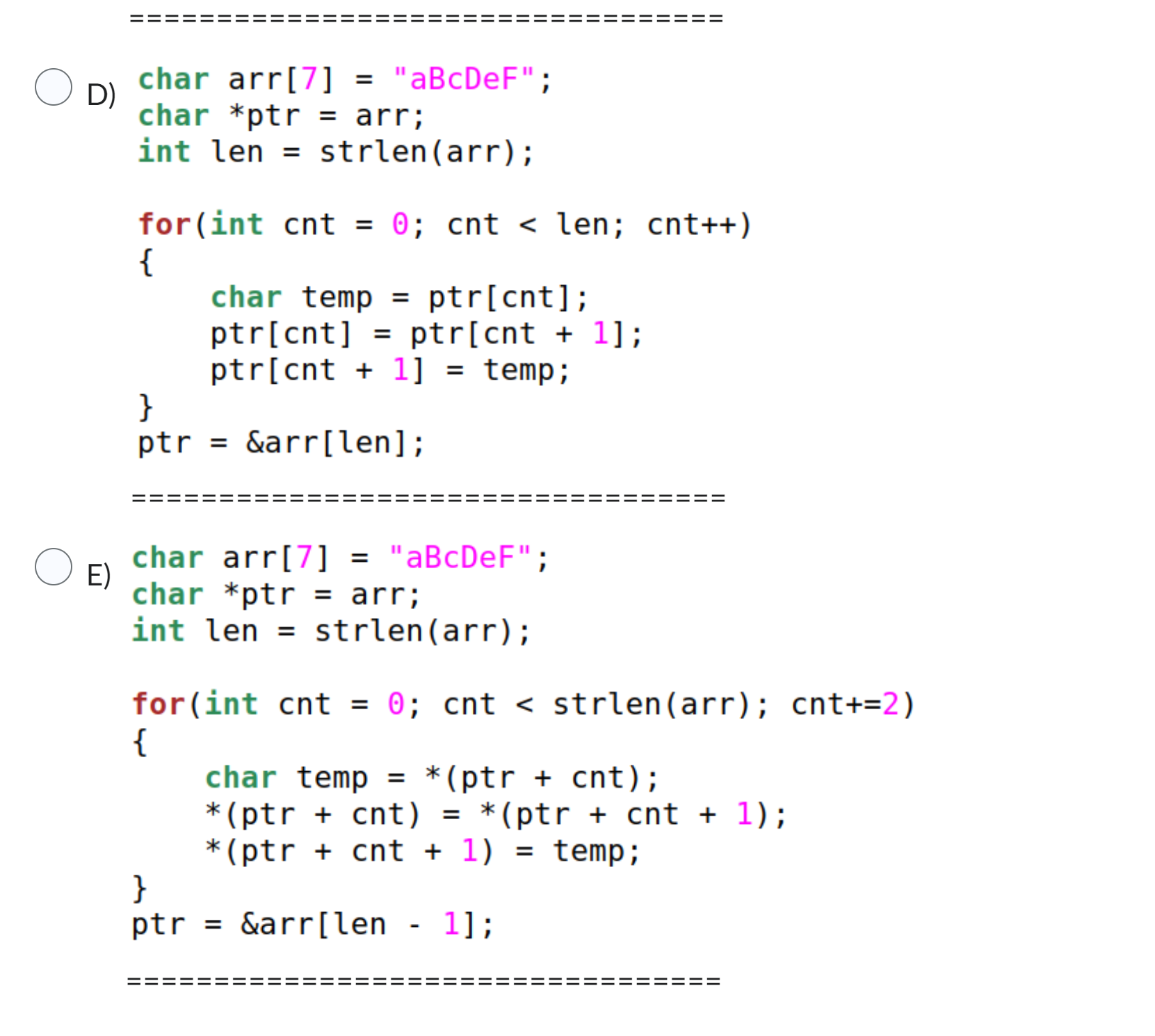 Solved The images show the state of memory BEFORE and AFTER | Chegg.com
