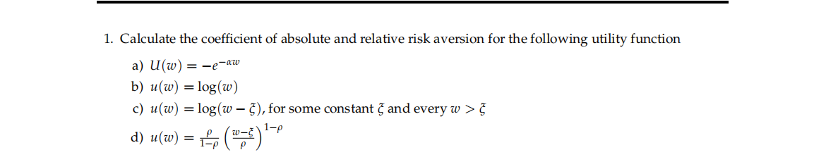Solved 1. Calculate the coefficient of absolute and relative | Chegg.com