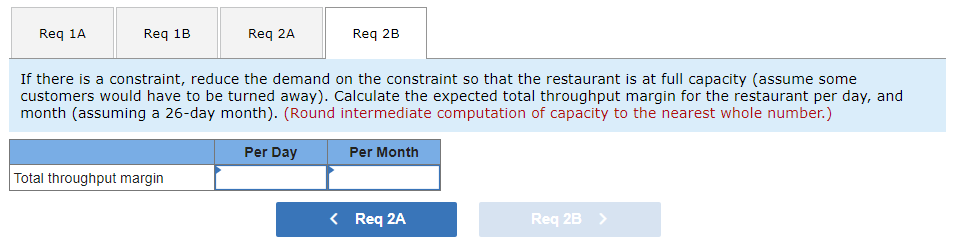 Solved Problem 13-47 (Algo) Theory of Constraints for a | Chegg.com