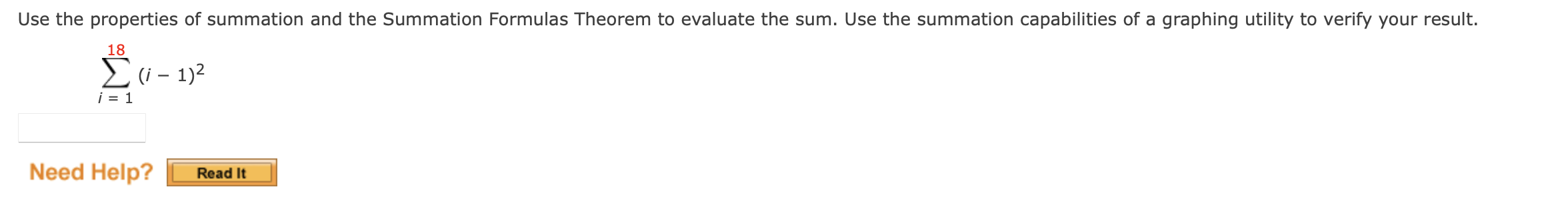 Solved Use The Properties Of Summation And The Summation