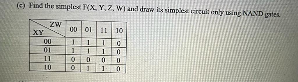 Solved Complete the following Boolean simplifications using | Chegg.com