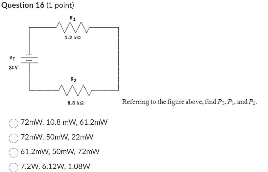 Solved Question 16 (1 ﻿point)Zeferring to the figure above, | Chegg.com