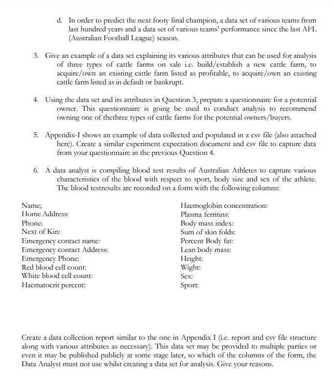 Problem Based Learning (PBL): Case Study - Data | Chegg.com