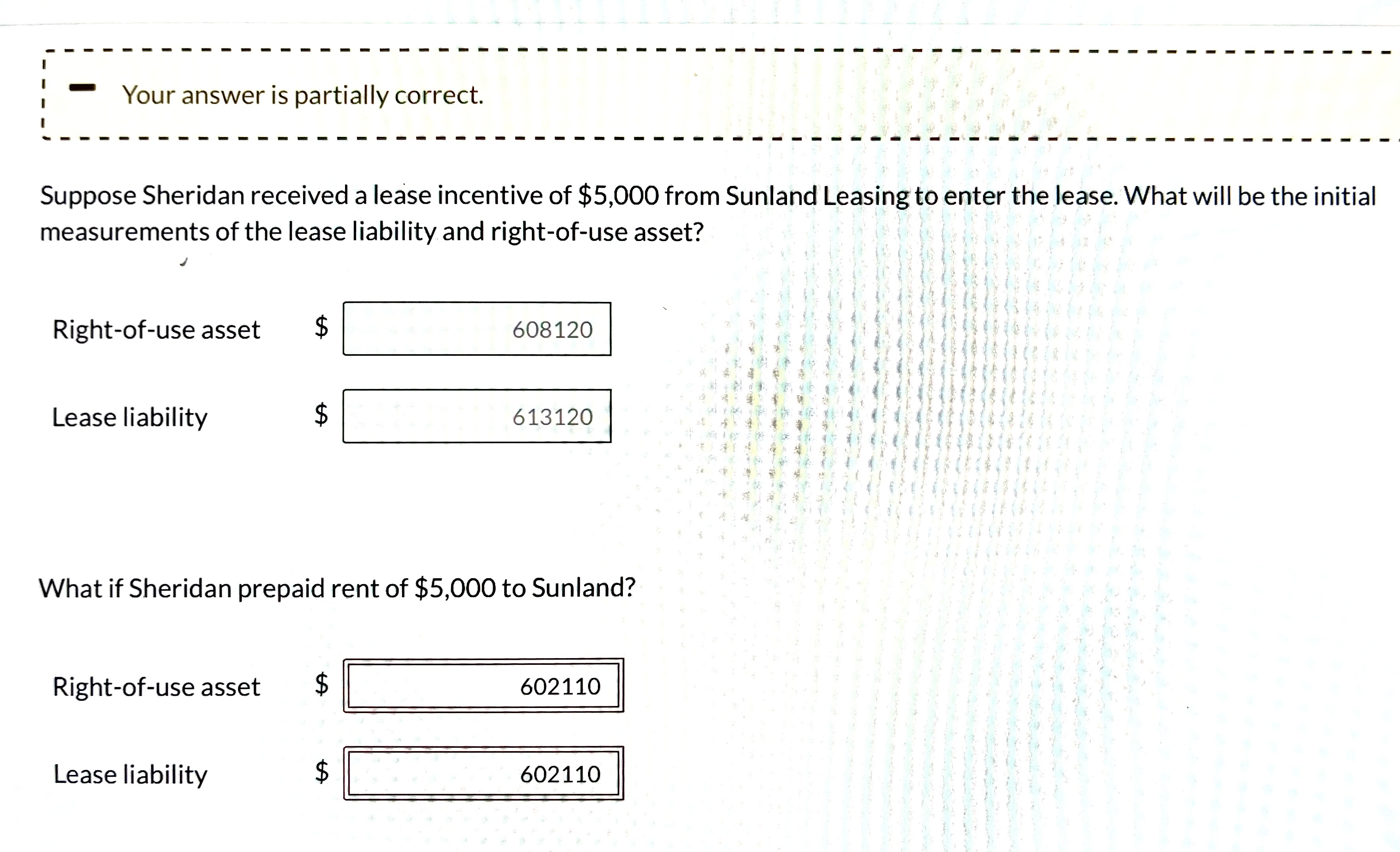 Solved The following facts pertain to a non-cancelable lease | Chegg.com