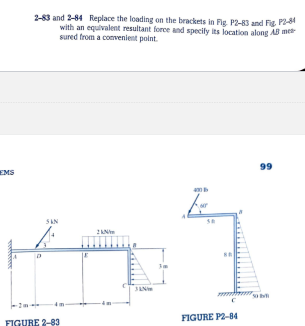 Solved 2-76 to 2-81 Replace the loading on the beams shown | Chegg.com