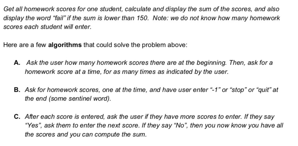 Solved Get all homework scores for one student, calculate | Chegg.com